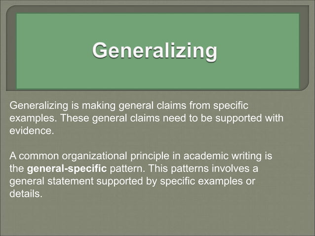 Common rhetorical function in academic writing | PPT