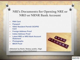 Essential NRIs’ certificates and documents | PPT