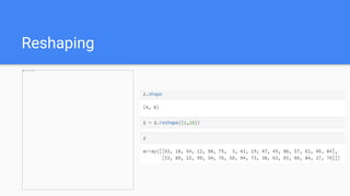 Essential NumPy | PPTX