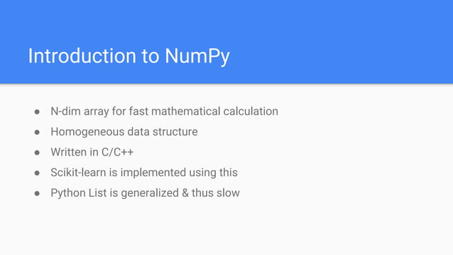 Essential NumPy | PPTX