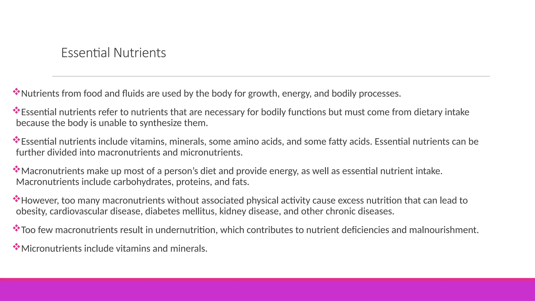 Essential nutrients 1.pptx- notes for novice healthcare professionals | PPT
