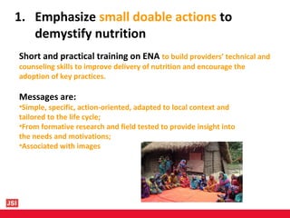 Essential Nutrition Actions (ENA) Update - India RMNCH conference, Feb ...