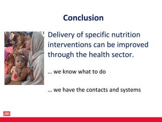 Essential Nutrition Actions (ENA) Update - India RMNCH conference, Feb ...