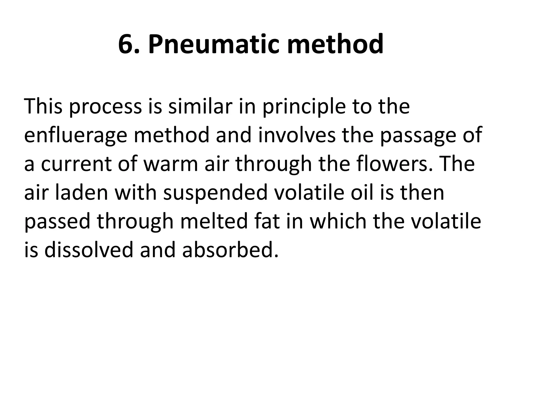 Essential oil extraction methods of aromatic crops | PPTX