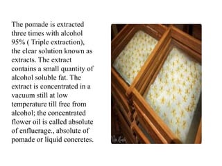 Essential oil extraction methods of aromatic crops | PPTX