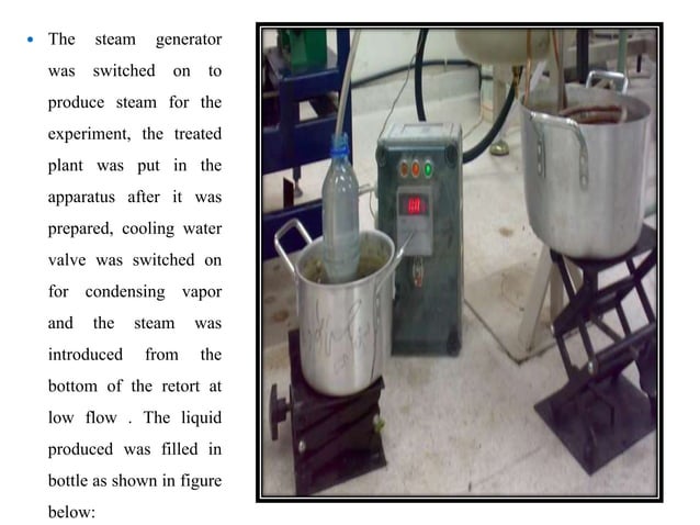 Essential oil extraction methods of aromatic crops | PPTX