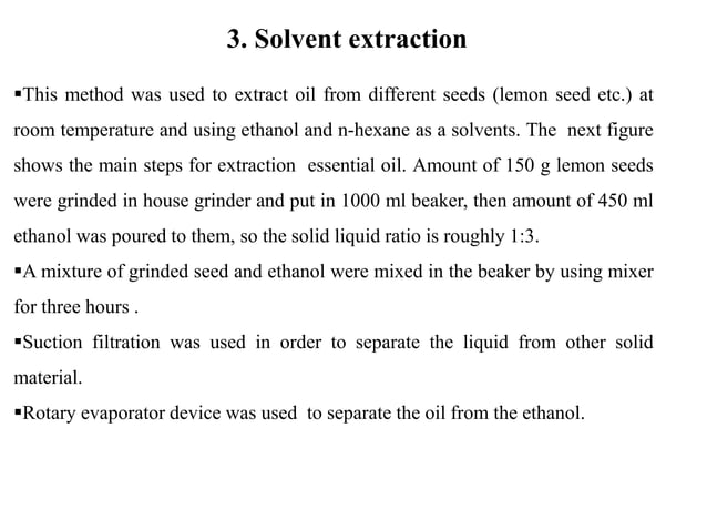 Essential Oil Extraction Methods Of Aromatic Crops Ppt