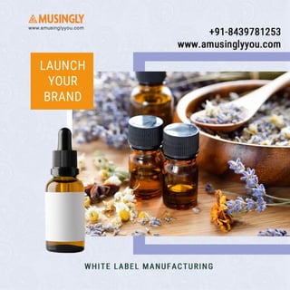 Manufacturing and supply of Essential Oils | PDF