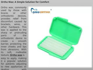 Essential Orthodontic Tools for Effective Treatment: Facemask, Ortho Wax, Brackets, and Arch ...