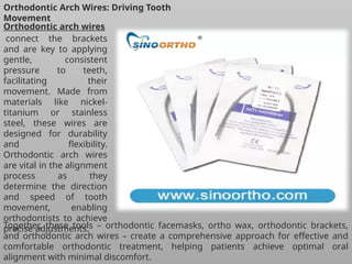 Essential Orthodontic Tools for Effective Treatment: Facemask, Ortho Wax, Brackets, and Arch ...