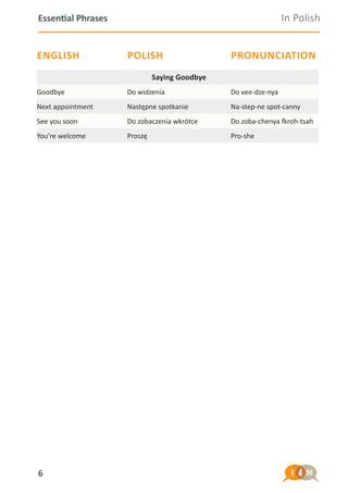 Essential phrases (english-polish) | PDF