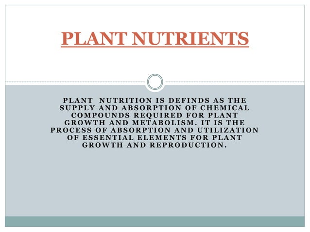 Essential plant nutrients,ppt | PPTX | Agriculture | Industries