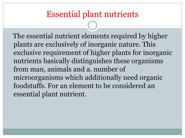 Essential plant nutrients,ppt | PPTX | Agriculture | Industries