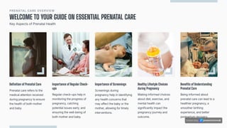 Essential Prenatal Care: Your Guide to a Healthy Pregnancy | PPT