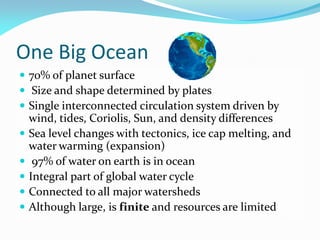 Essential principles about our ocean | PDF