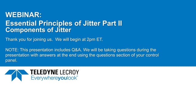 Essential principles of jitter part 2 the components of jitter | PDF