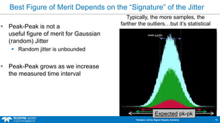 Essential principles of jitter part 2 the components of jitter | PDF