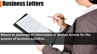 Business Letters and Essential Qualities. | PPTX