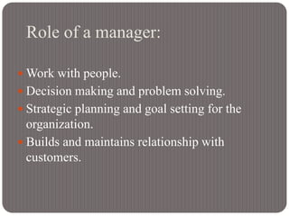 Essential qualities of a manager | PPTX