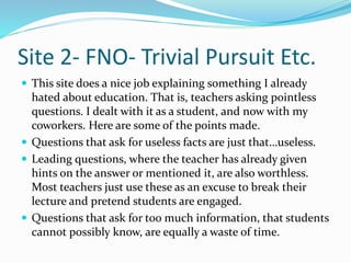 Essential questioning | PPTX