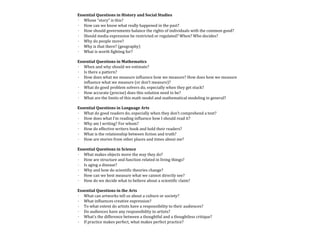 Using the essential questions matrix | PPT