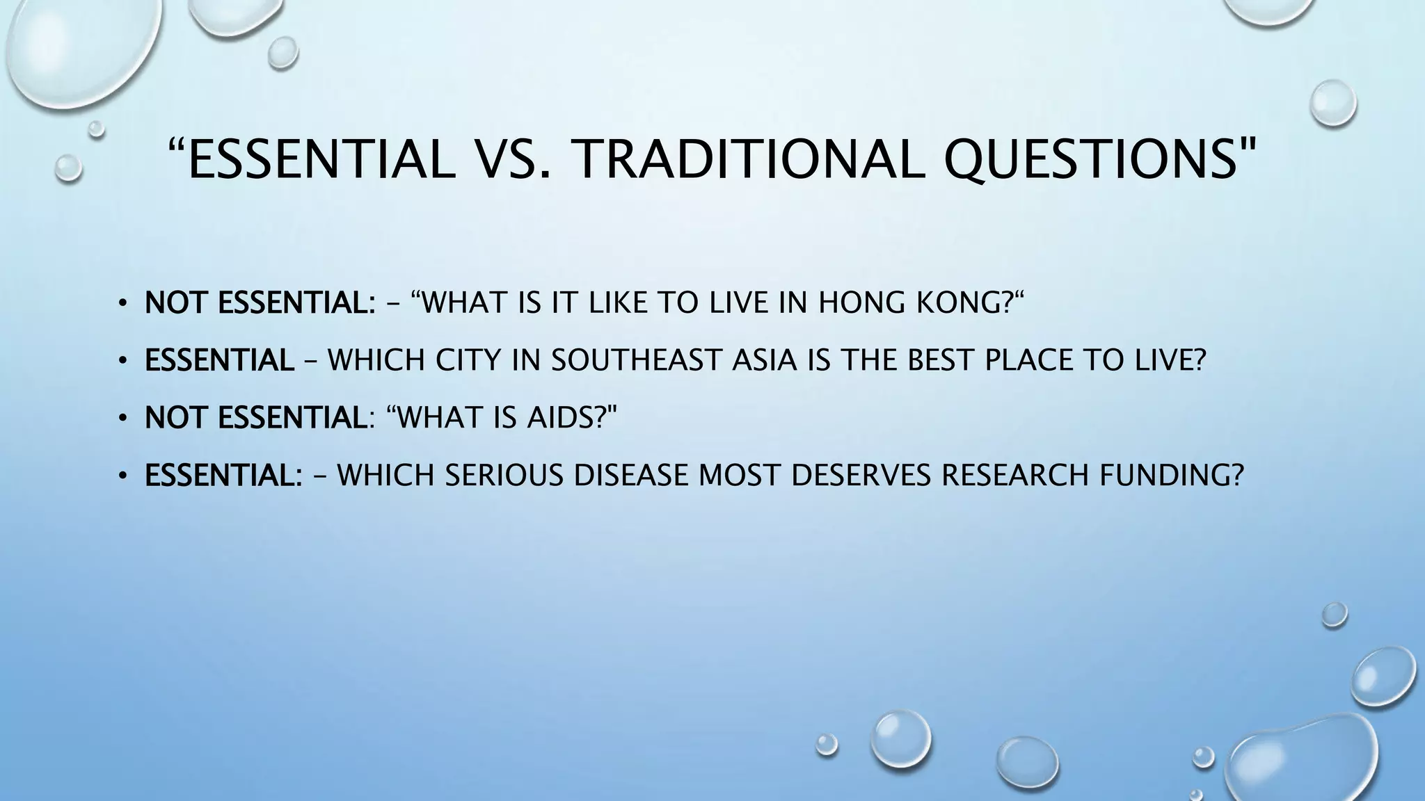 Essential Questions | PPT