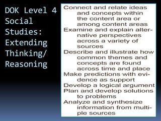 Essential Questions and DOK (Depth of Knowledge | PPTX