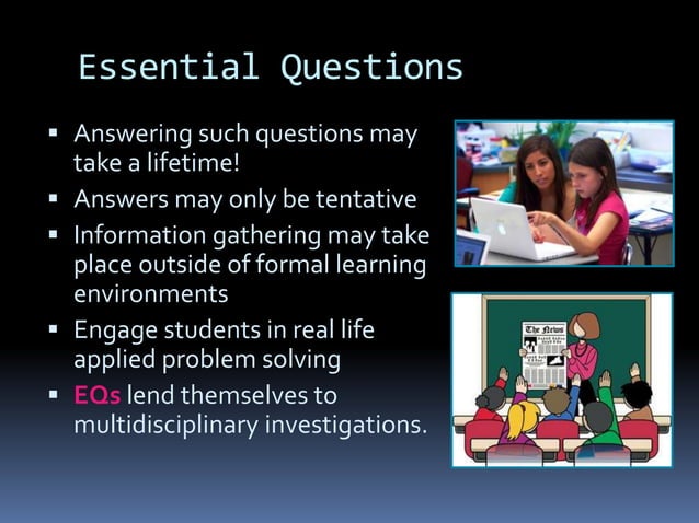 Essential Questions and DOK (Depth of Knowledge | PPTX | Educational ...