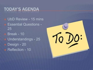 Essential Questions and Enduring Understandings | PPTX