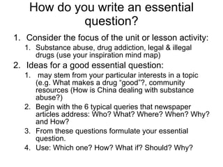 Essential Questions for Students | PPT | Educational Assessment | Education