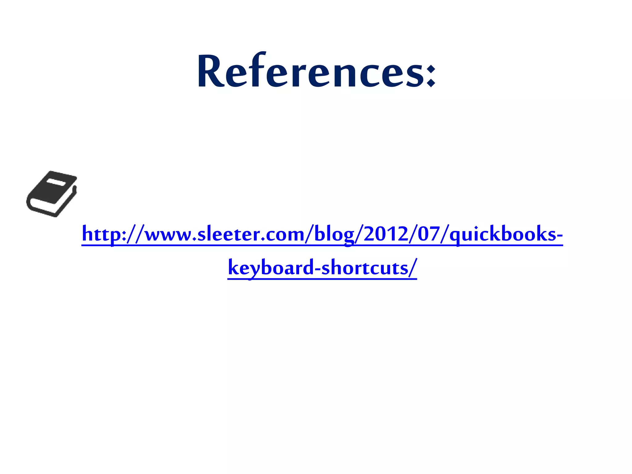 Essential QuickBooks Keyboard Shortcuts You Should Know | PPTX
