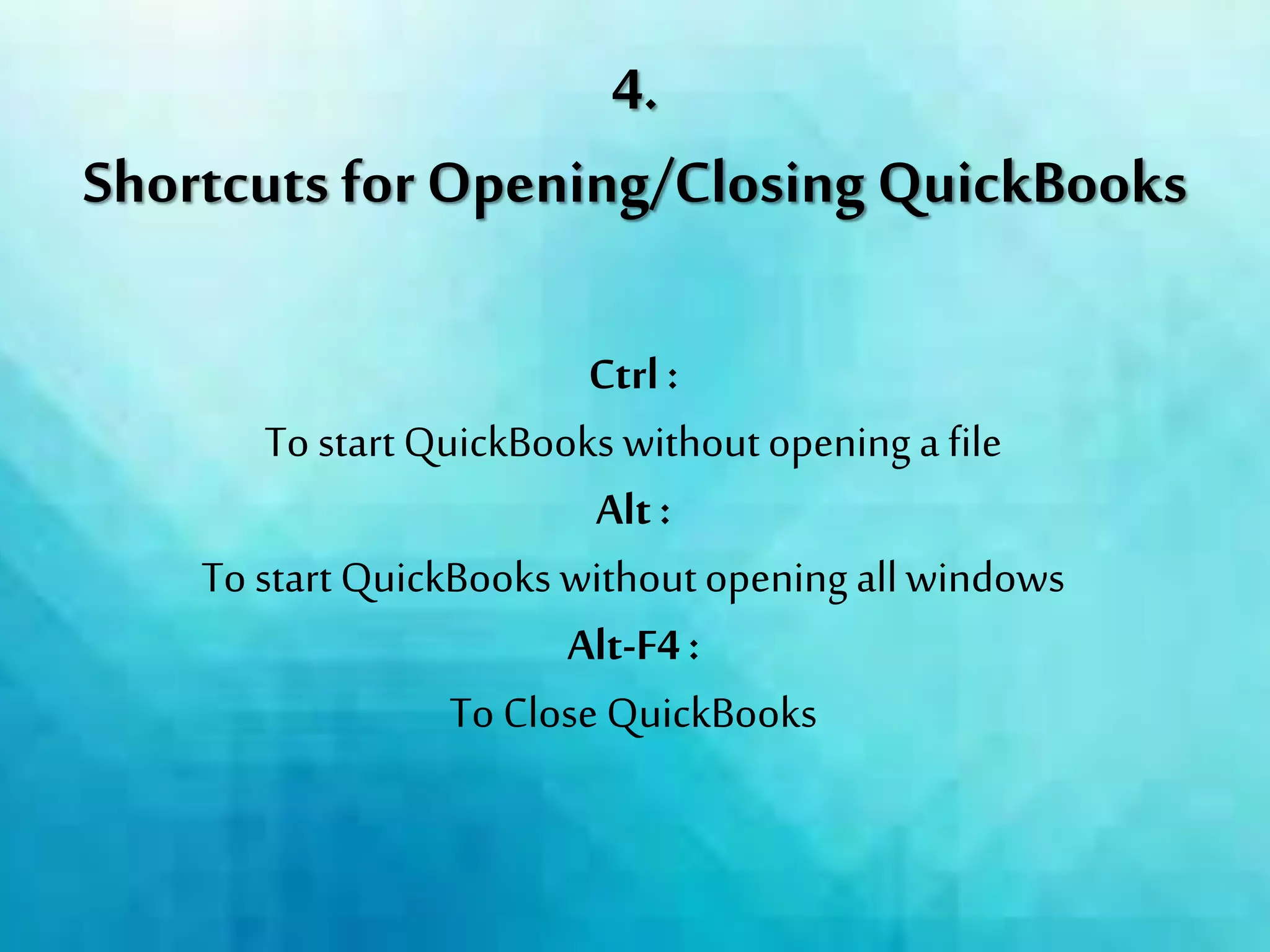 Essential QuickBooks Keyboard Shortcuts You Should Know | PPTX