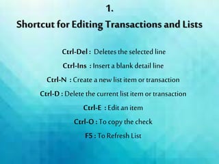 Essential QuickBooks Keyboard Shortcuts You Should Know | PPT