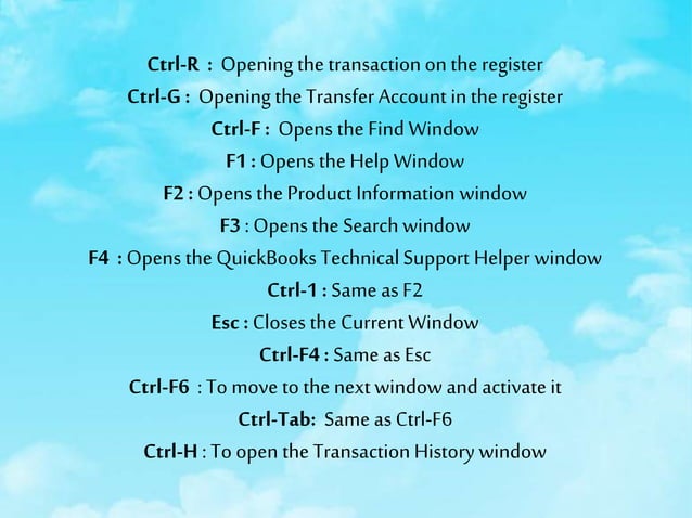Essential QuickBooks Keyboard Shortcuts You Should Know | PPT