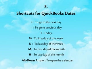 Essential QuickBooks Keyboard Shortcuts You Should Know | PPT