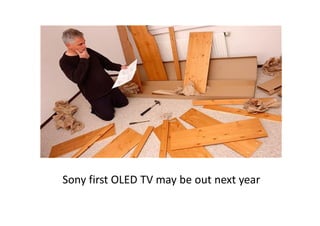 Sony first OLED TV | PPT