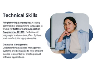 Essential Requirement For a Software and Application Programmer 261399 ...