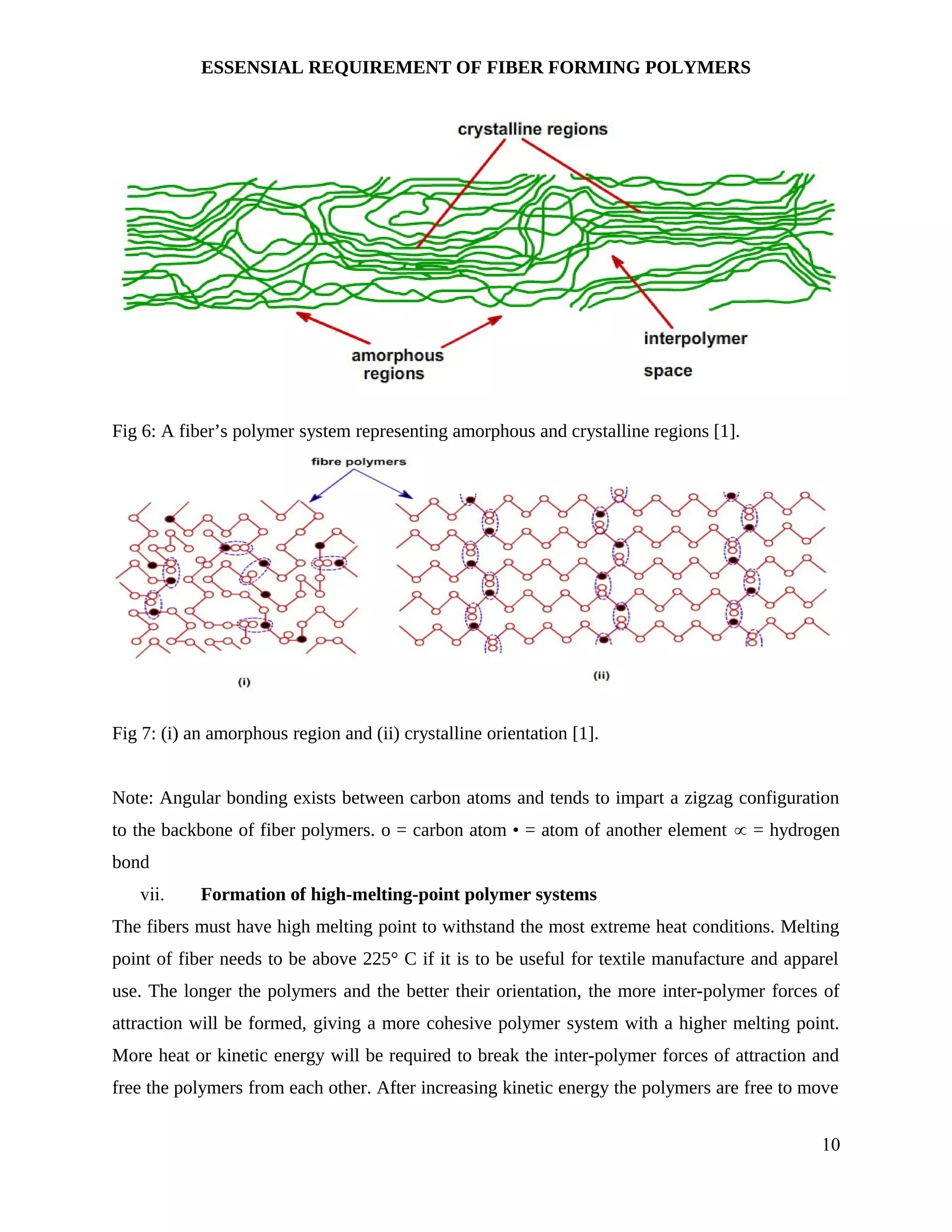 Essential requirements of fiber forming polymers | PDF