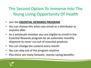 Essential Rewards Program | PPT