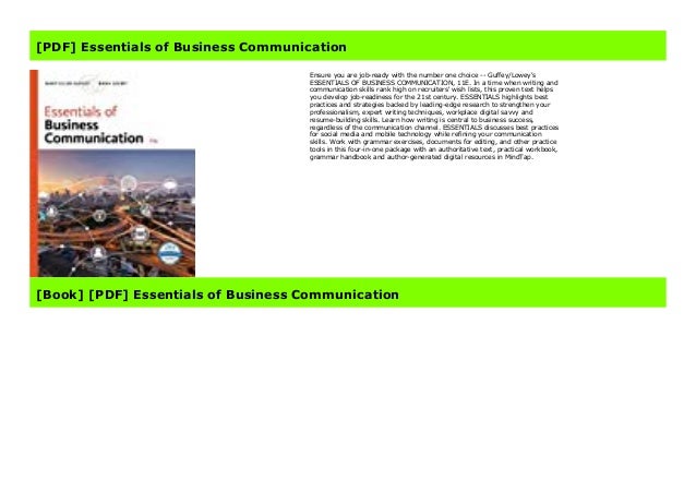 essentials of business communication pdf