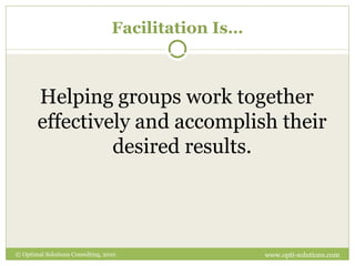 Essential Facilitation Skills | PPT