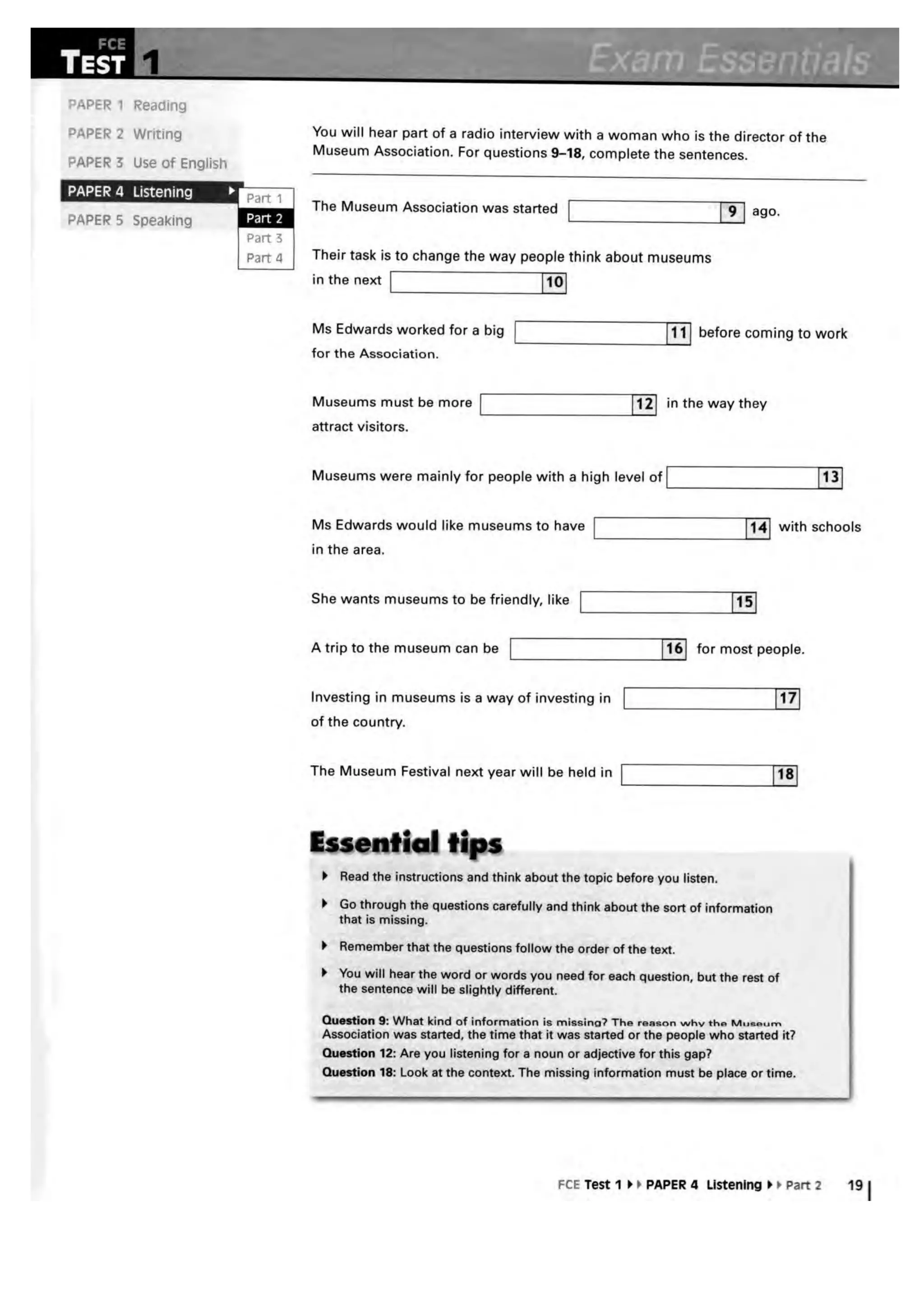 Essentials book exam essentials-fce | PDF