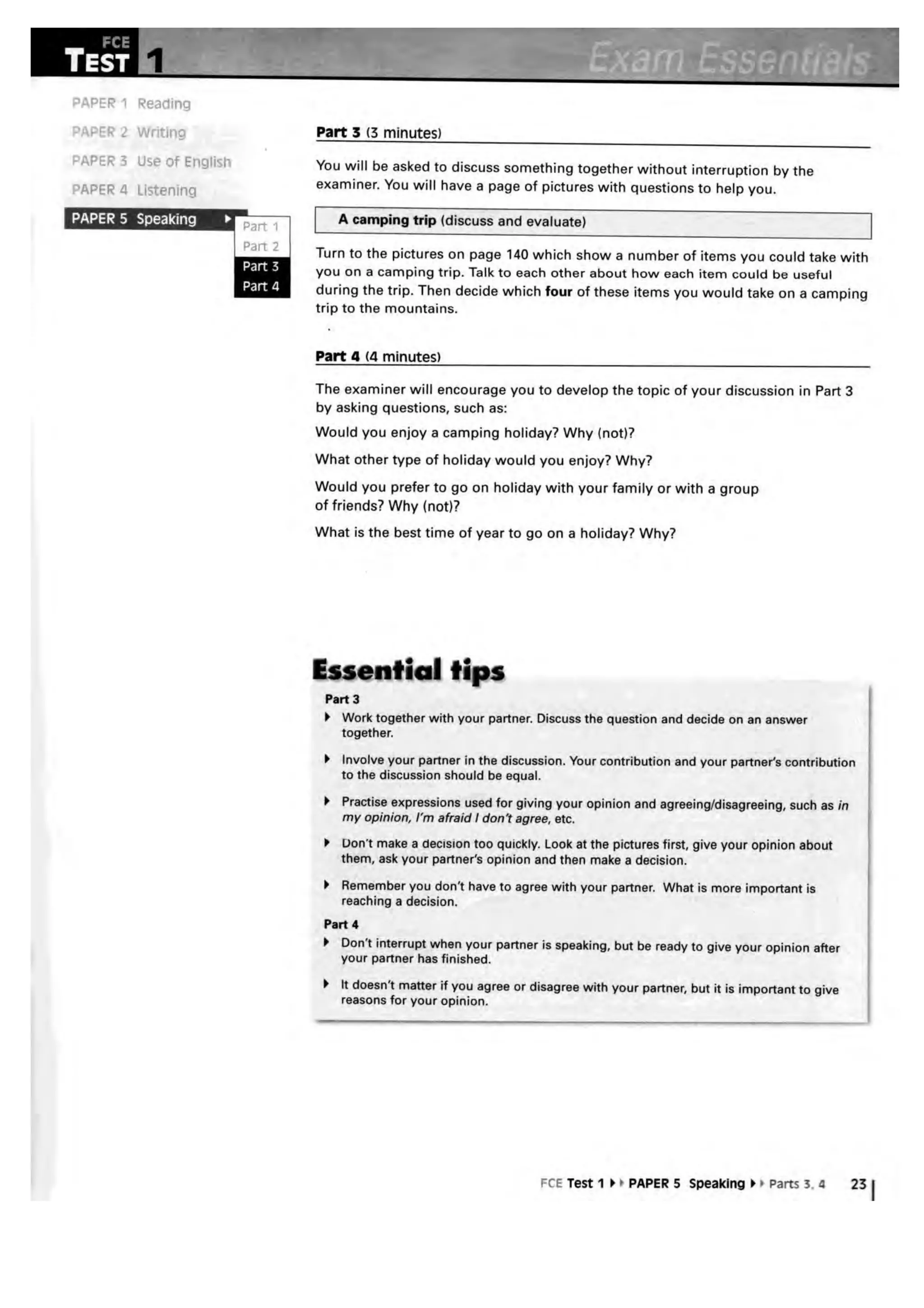 Essentials book exam essentials-fce | PDF