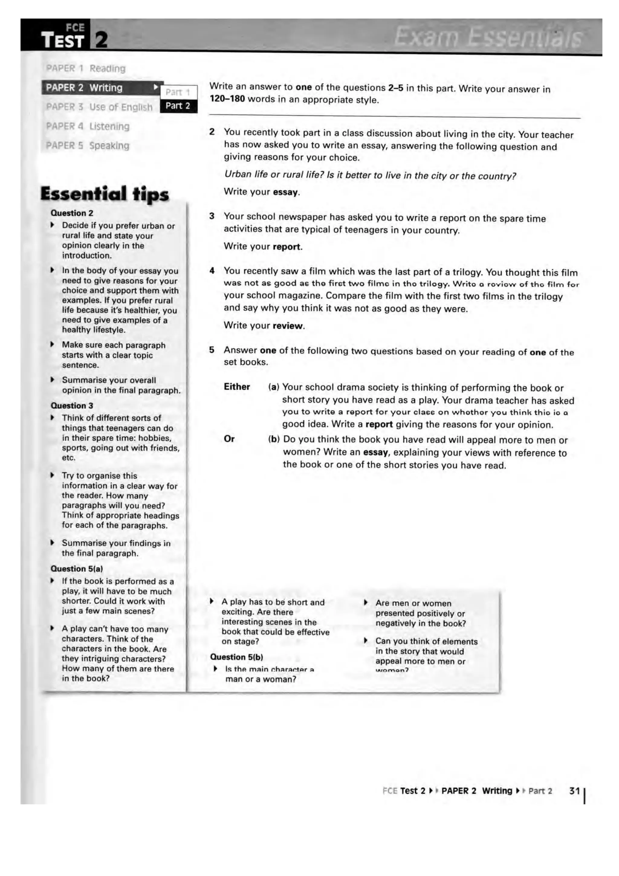 Essentials book exam essentials-fce | PDF
