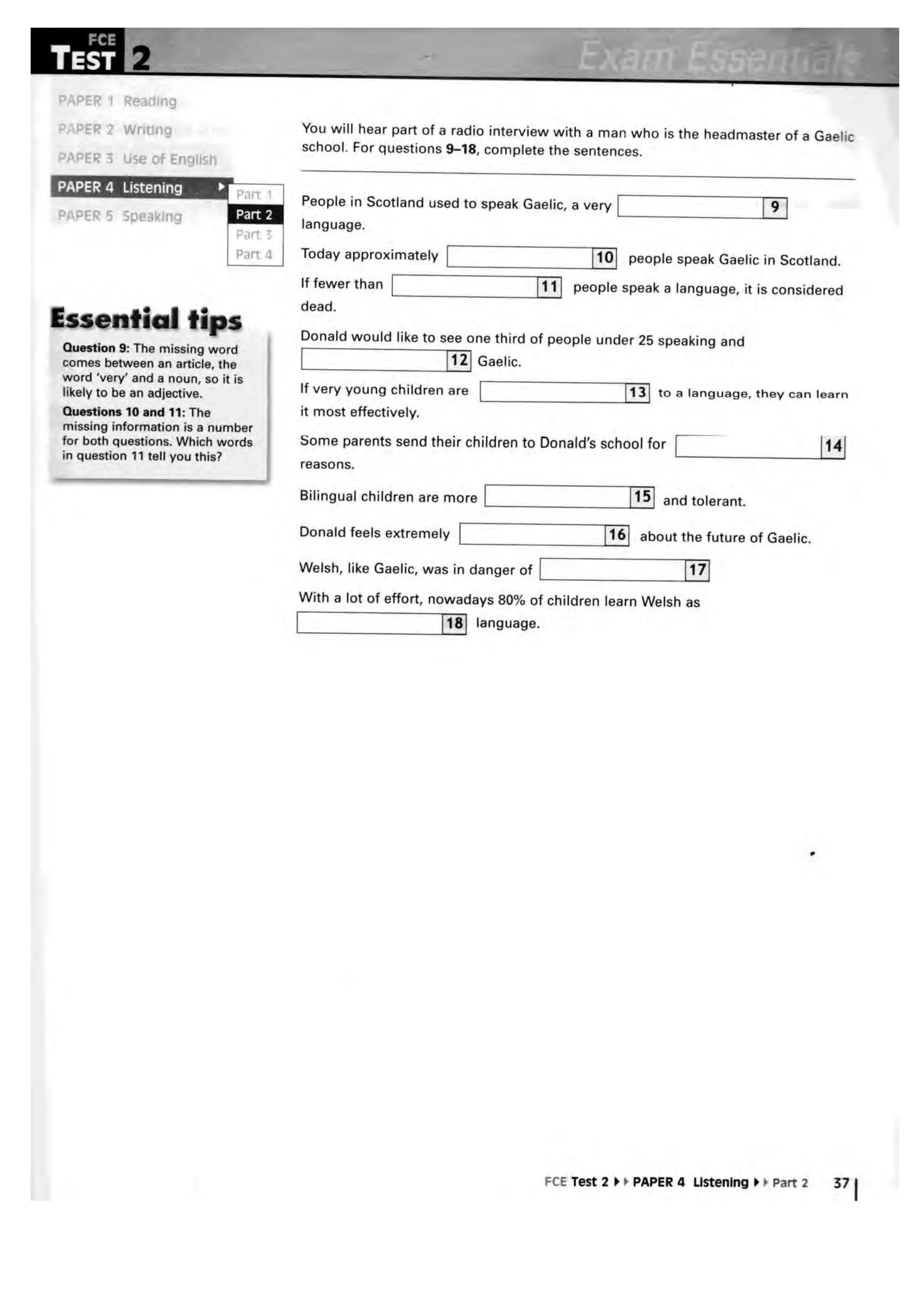 Essentials book exam essentials-fce | PDF
