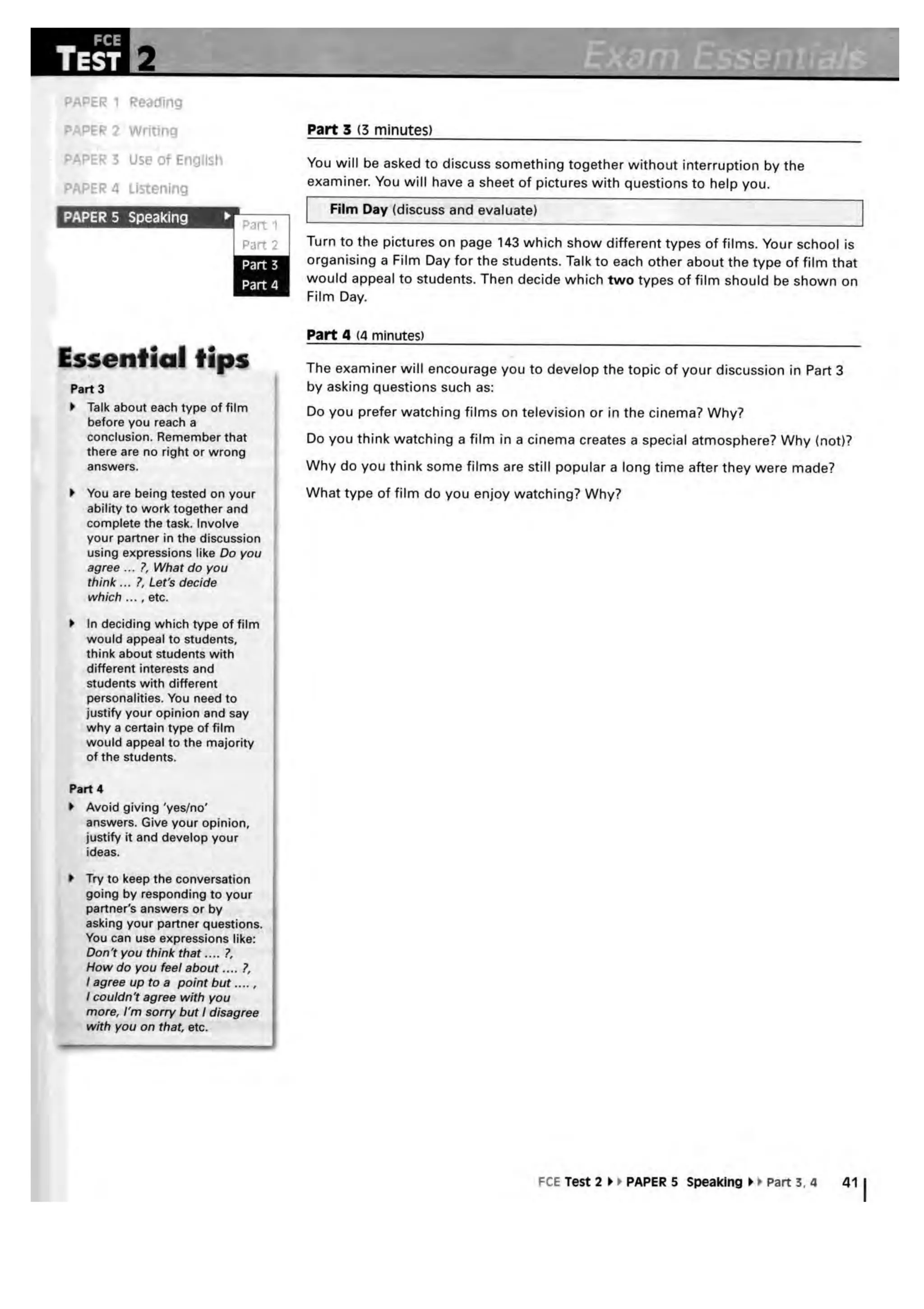 Essentials book exam essentials-fce | PDF