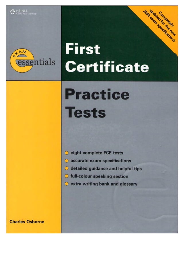 Essentials book exam essentials-fce | PDF