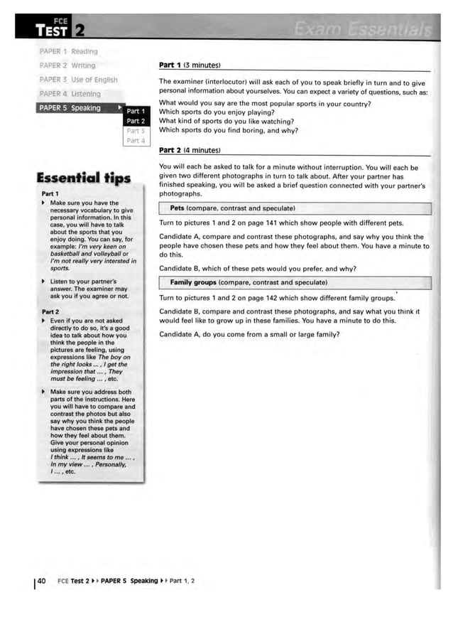 Essentials book exam essentials-fce | PDF