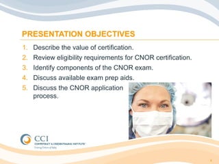 CNOR Trilogy Pt 1: Essentials of Certification | PPT