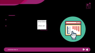 Essentials for a Front End Developer role. | PPT